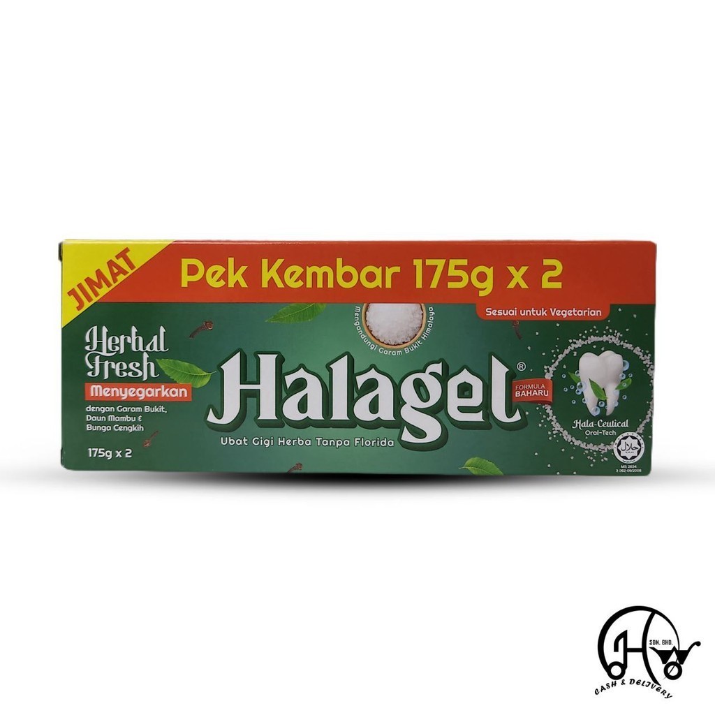 Halagel Toothpaste Herbal Fresh (175g x 2) | Shopee Malaysia