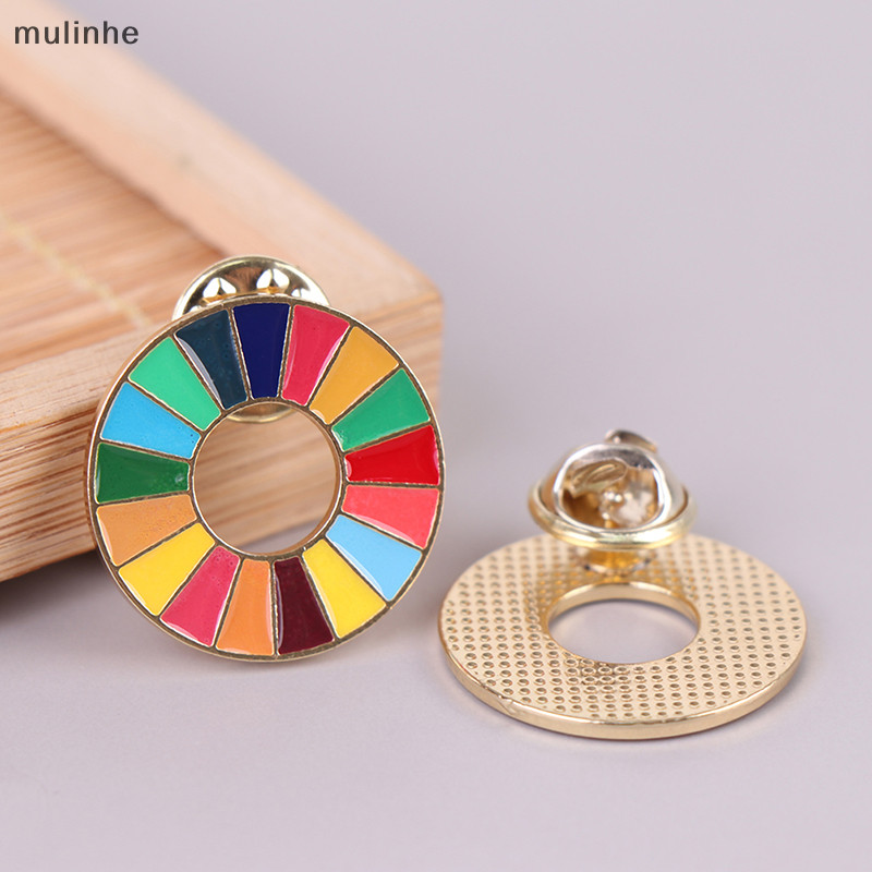 mu Enamal 17 Colors Sustainable Development Goals Brooch United Nations ...