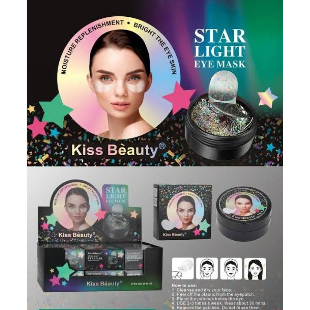 Kiss Beauty Starlight Eye Mask Bright The Eye Skin | Shopee Malaysia