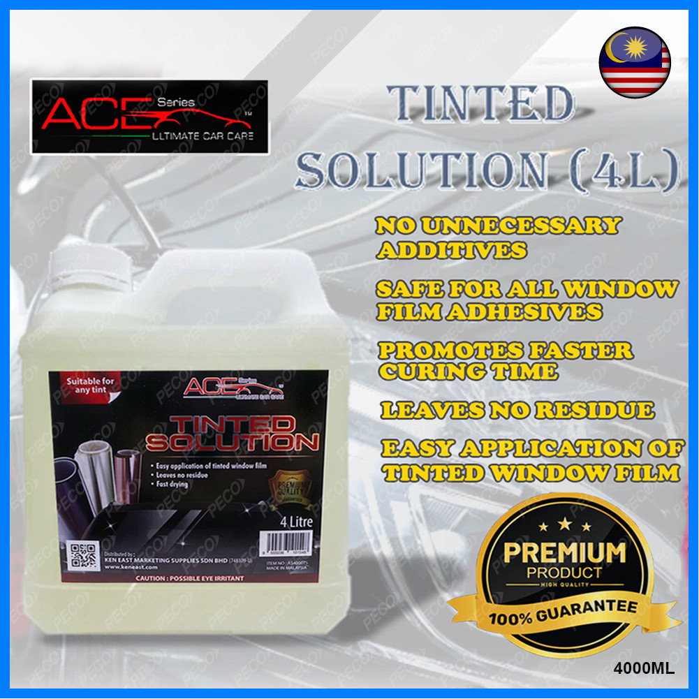 ACE Tinted Car Solution Shampoo ( 4 Liters ) Car Window Windscreen Sabun Cermin Kereta 4000ML ...