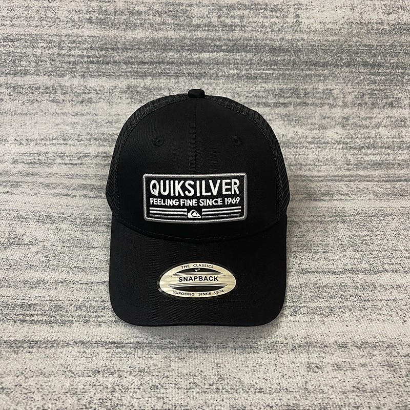 Quiksilver Baseball Cap Breathable Black Men's Hat | Shopee Malaysia