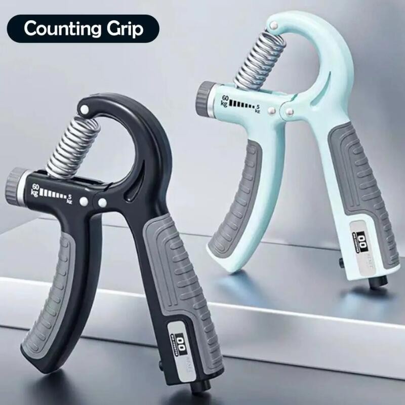 5-60Kg Adjustable Heavy Gripper Fitness Hand Exerciser Grip Wrist ...