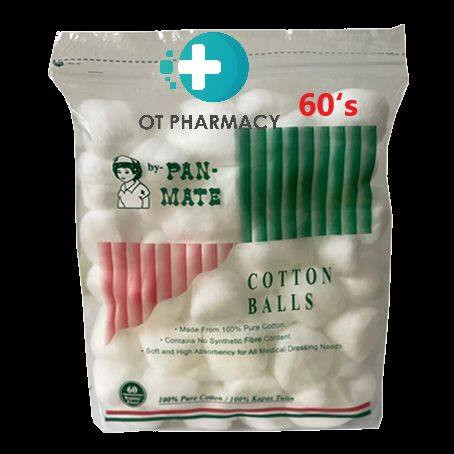 PAN-Mate Cotton Balls 60's/100's | Shopee Malaysia