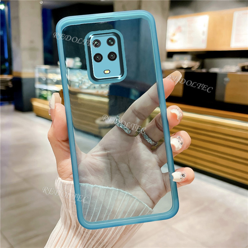 Case Redmi Note 9 9S 9 Pro New Pure Color Thin Transparent Casing ...