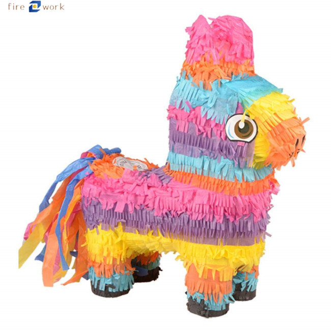 Exclusive Deal!! Small Rainbow Donkey Shape Pinata Game Prop for Kids ...