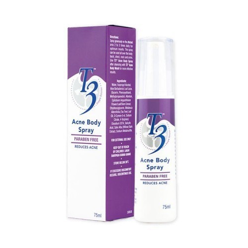 T3 ACNE BODY SPRAY 75ML (EXP:11/2025) | Shopee Malaysia