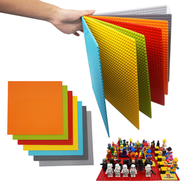 Building Block Base Plate 25 * 25cm Minifigure Base Accessories ...