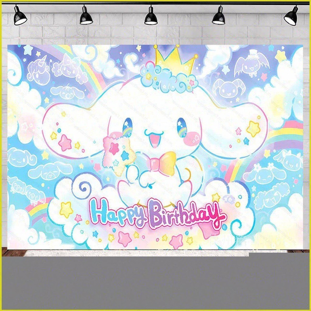 YE Cinnamoroll Theme Cartoon Animation Celebrate Party Photo ...