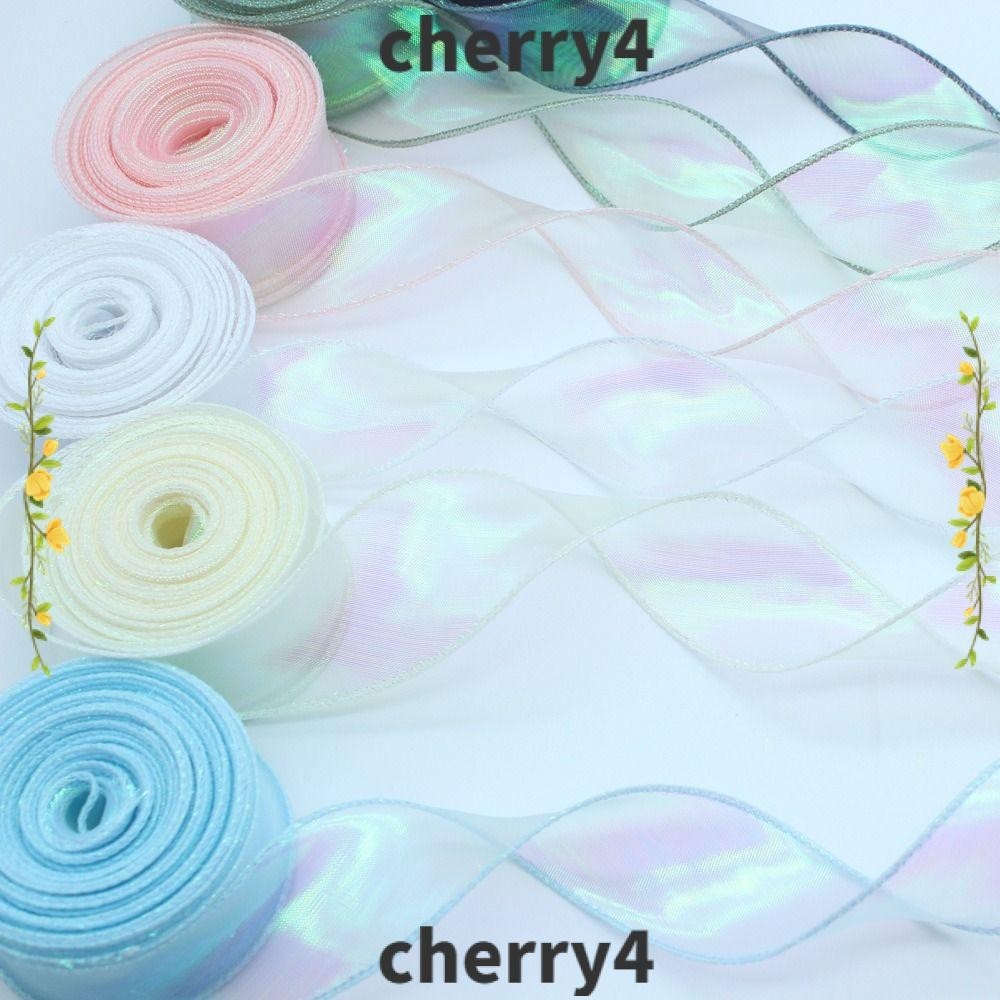 CHERRY Roll of Satin Ribbon, 40mm 10 Yards Mesh Fabric Festival DIY ...