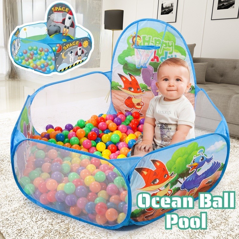 Kid Ocean Ball Pool Ball Foldable Ball Pit Pool Game Indoor Tent ...