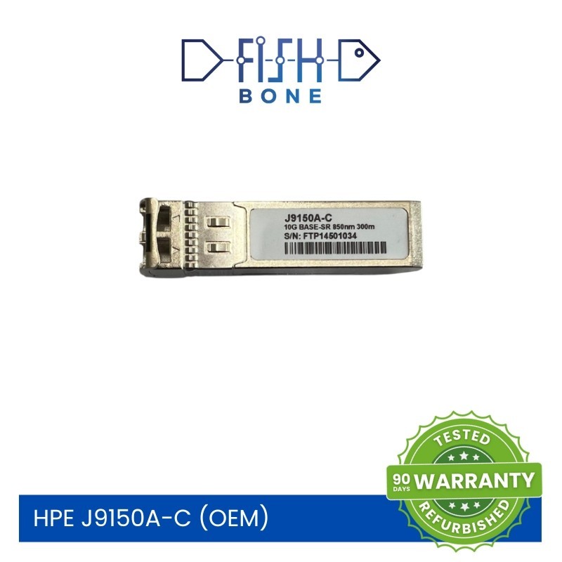 J9150A-C 10GBase-SR SFP+ Transceiver (New OEM HP Compatible) | Shopee Malaysia