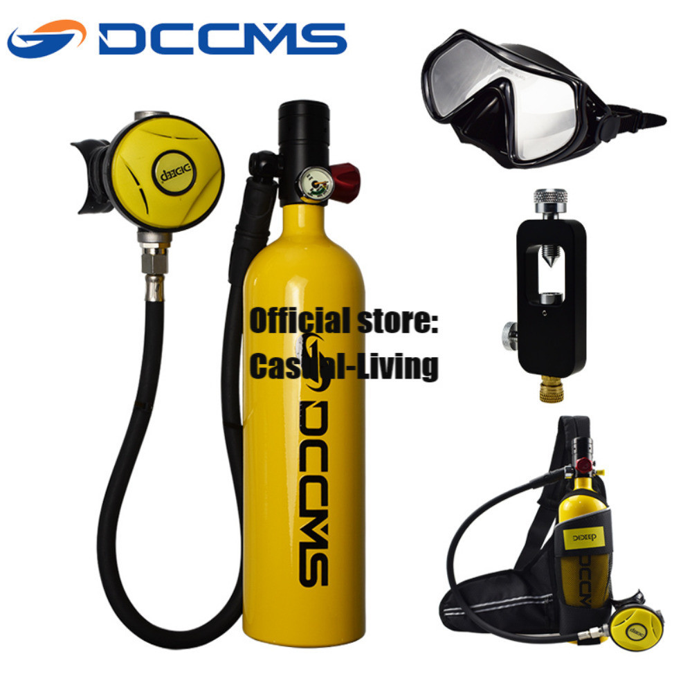 Portable Oxygen Tank Set Respirator Air Tank DCCMS Scuba Diving ...