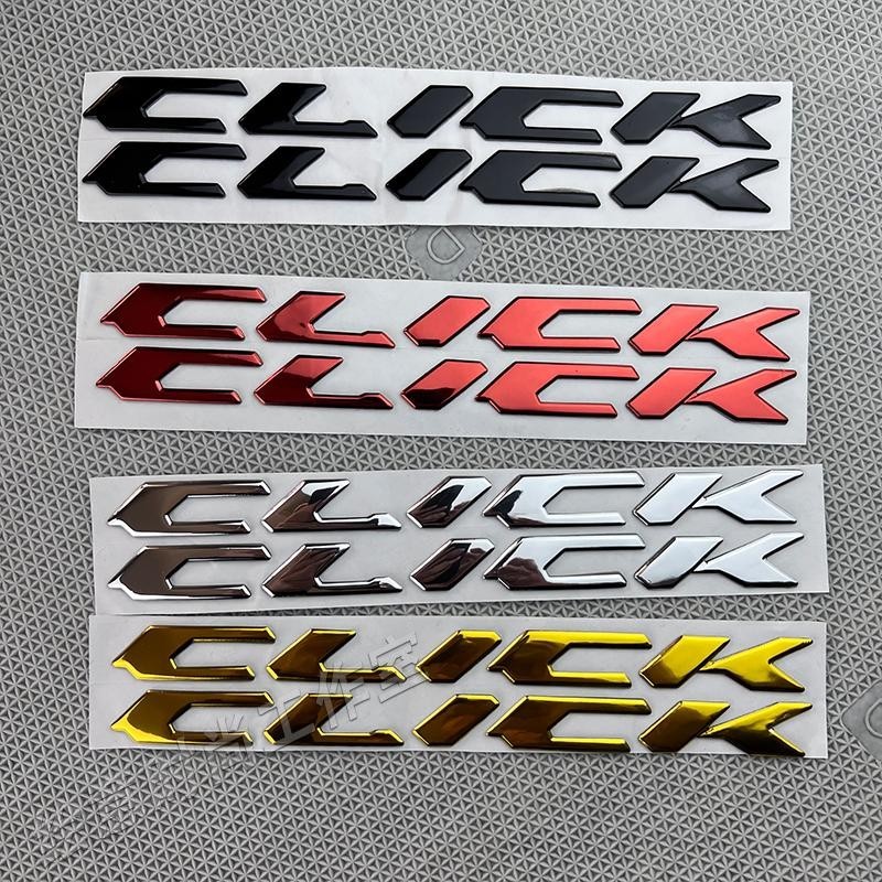 Click motorcycle logo emblem sticker for Honda Click 125i, 150i, 160 ...