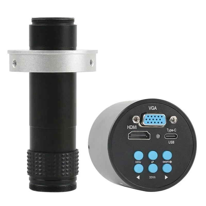 1080P VGA HDMI USB Type-c 130X C Wide View Mount Video Microscope ...