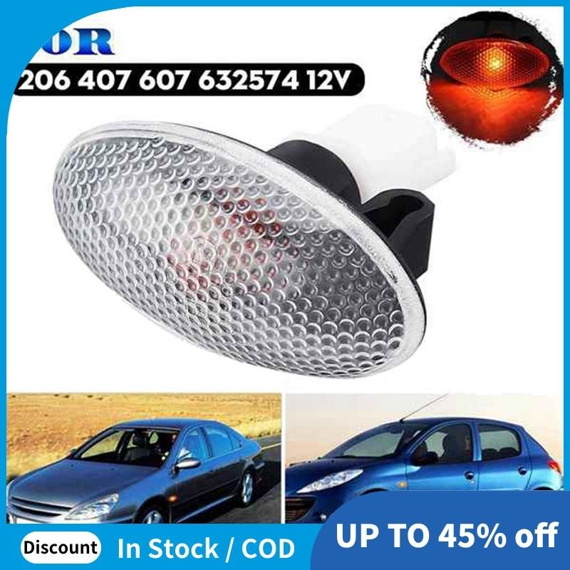 For Peugeot 206 407 607 Signal Side Marker Light Repeater Lamp ...