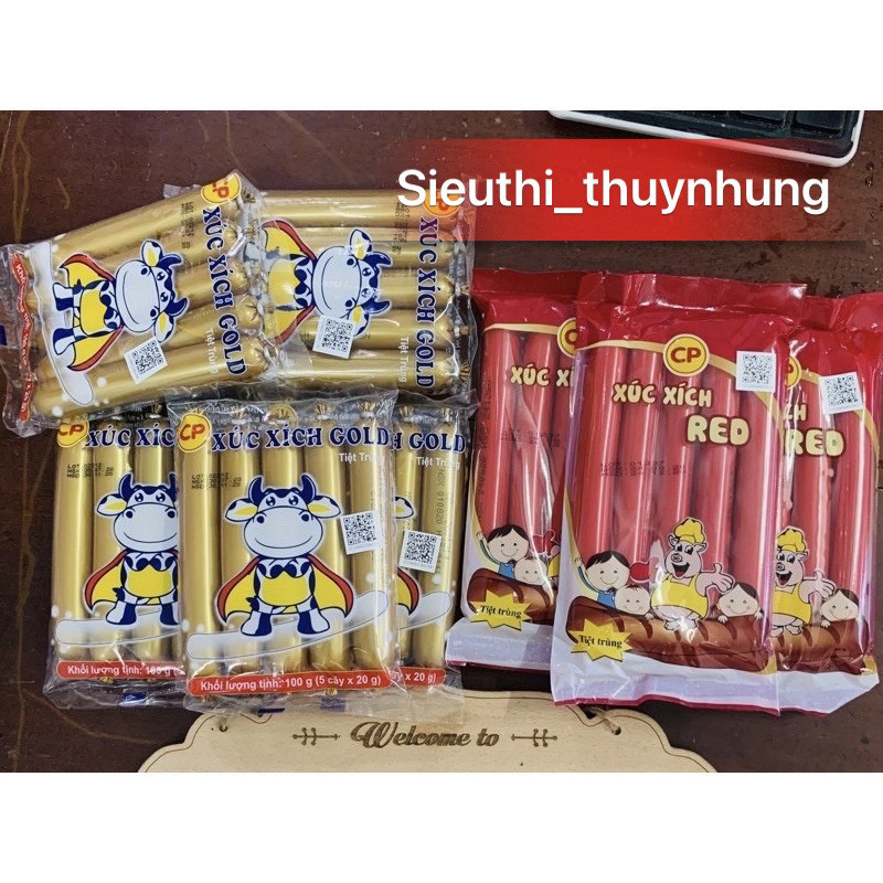 Red CP Sterilized Instant Sausage 100g Package Tam An Supermarket ...
