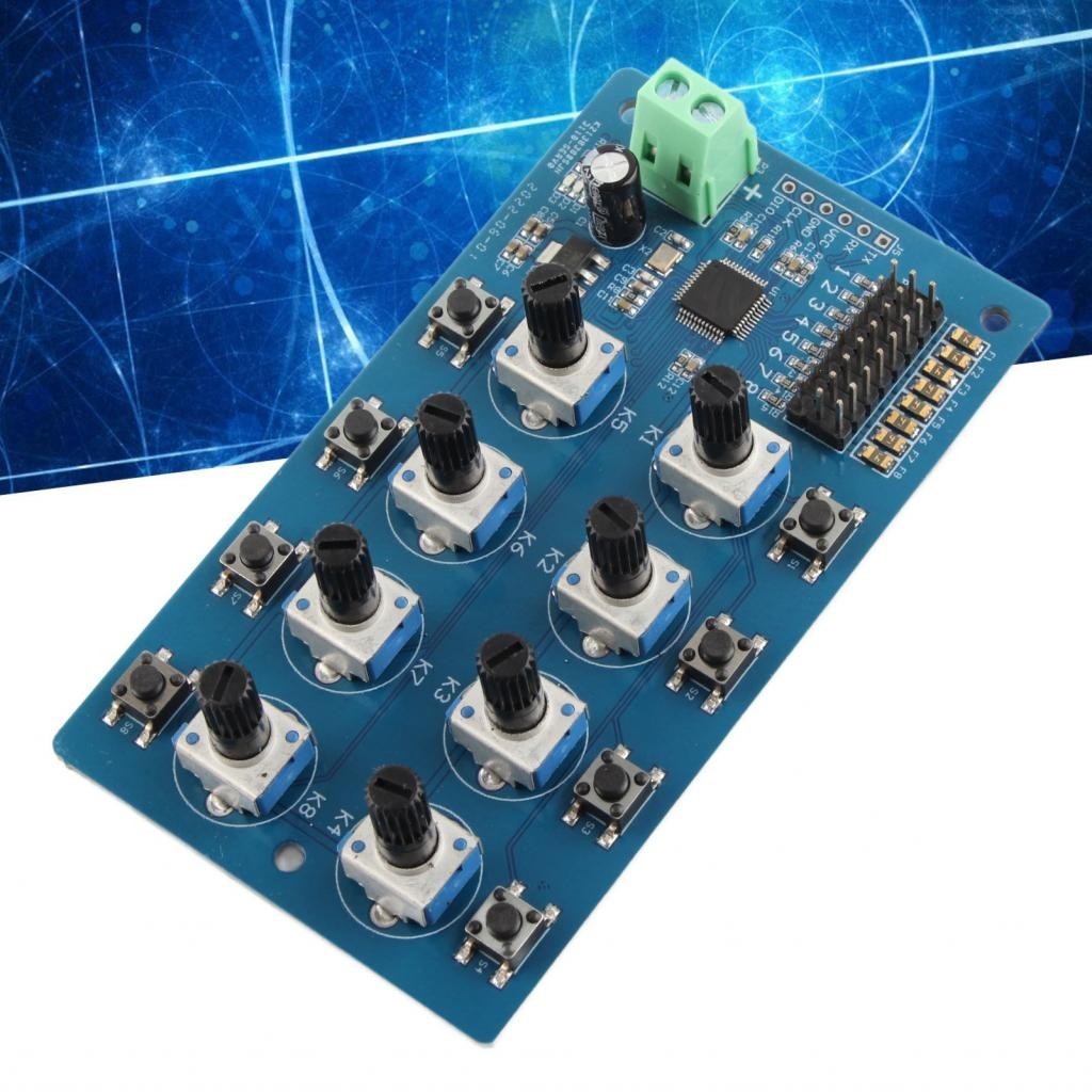 Cancanshop Servo Controller 8 Way Knob Control Onboard STM32 Steering ...