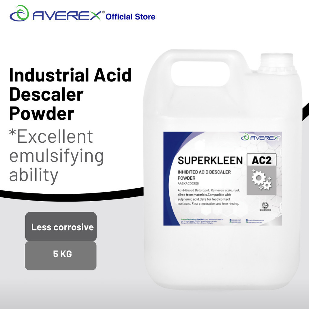 AVEREX Industrial Acid Descaler Powder (Superkleen AC2) 5KG | Shopee ...