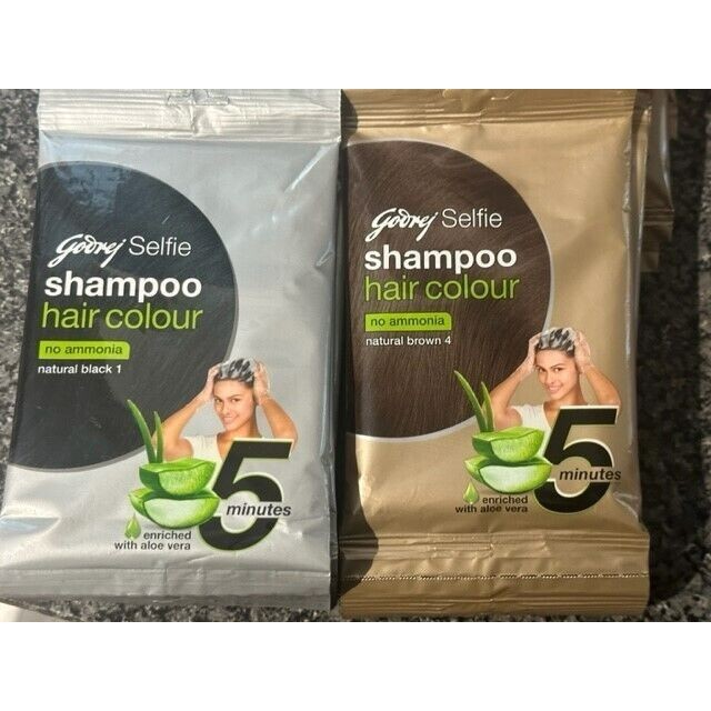 Godrej Selfie 5 Minute Shampoo Hair Colour - 18 ML - unisex | Shopee ...