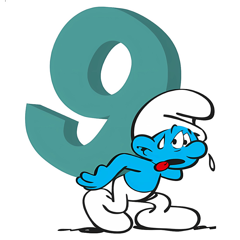 Smurf Cartoon themed clothing decoration, heat transfer printing, hot ...