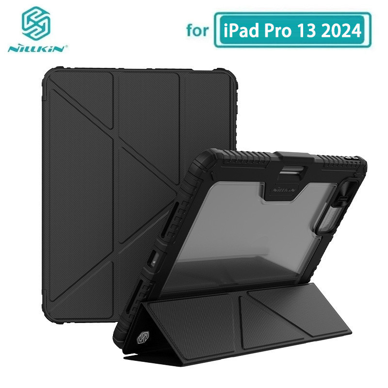 for iPad Pro 13 2024 Case Nillkin Bumper Pro Leather Case for iPad Pro ...