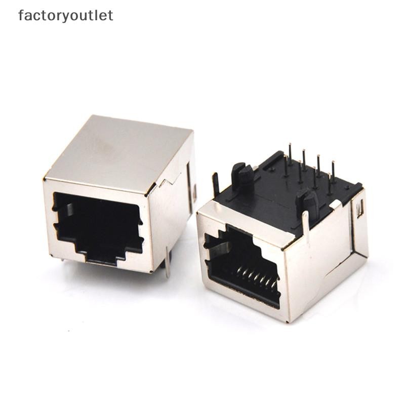FCMY 10Pcs/set RJ45 Network Ethernet 8P 8C Female Socket Connectors ...