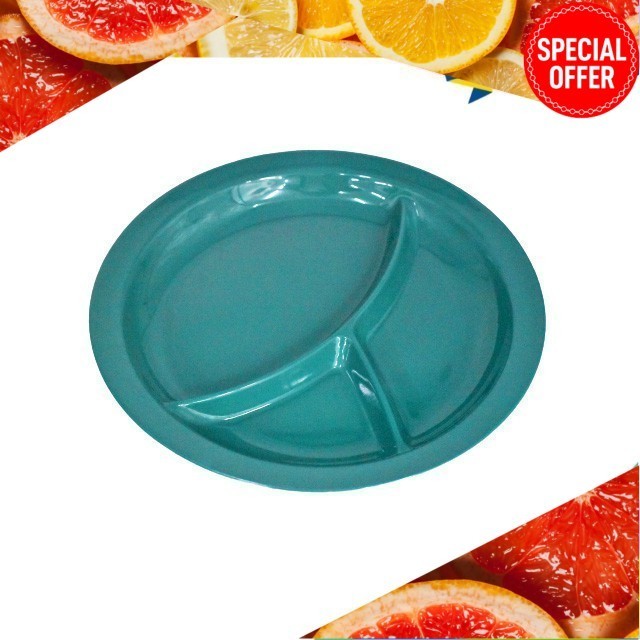 Pinggan 3 suku, Pinggan Suku-suku, Pinggan Diet, Melamine Ware 3 ...