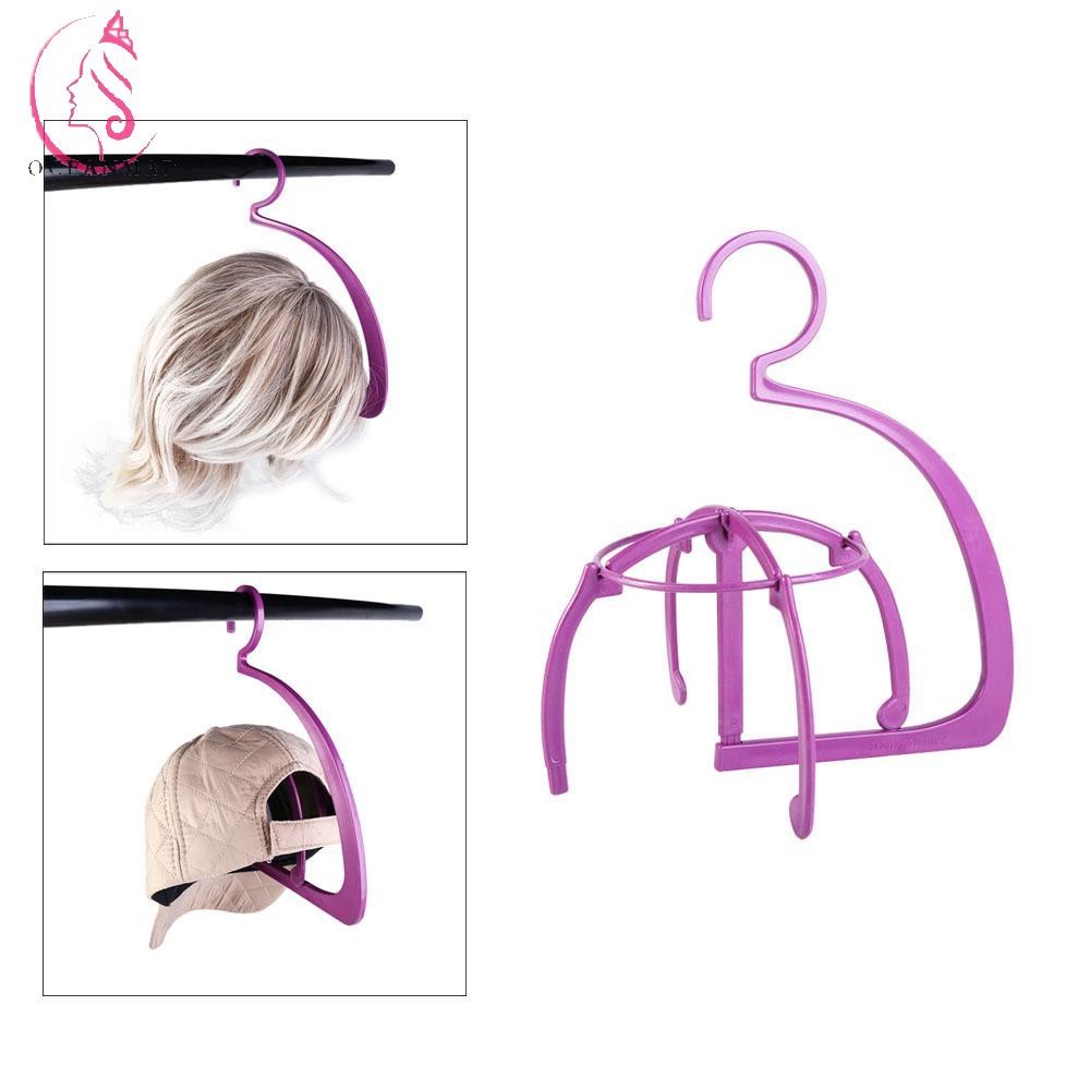 OCEANMAP Multifunctional Wig Stands Folding Pink For Salon Stable Wig ...