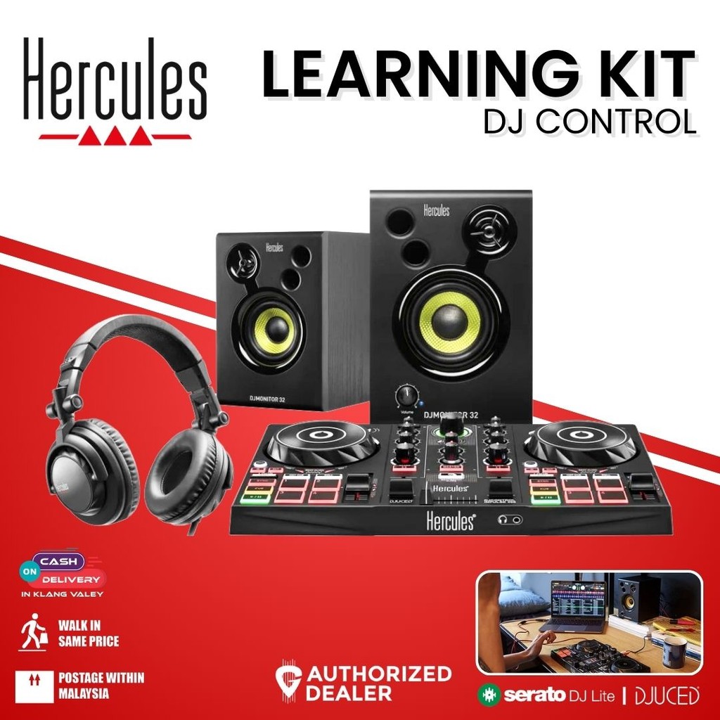 Hercules DJ DJLearning Kit - Complete DJ System for Beginners ( Beginner DJ Learning Kit ...