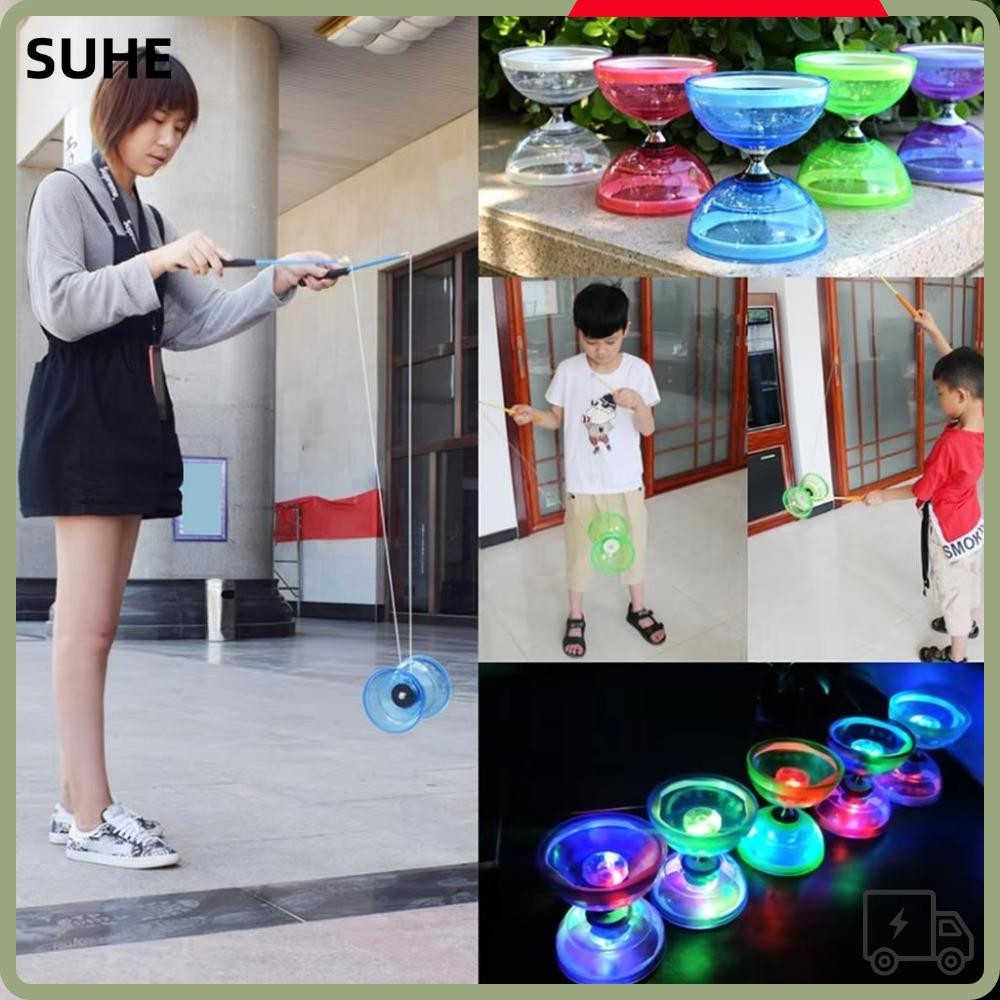 LUCKY-SUHE Chinese Diabolo, Soft Thicken Chinese Yo-yo, Sensory ...