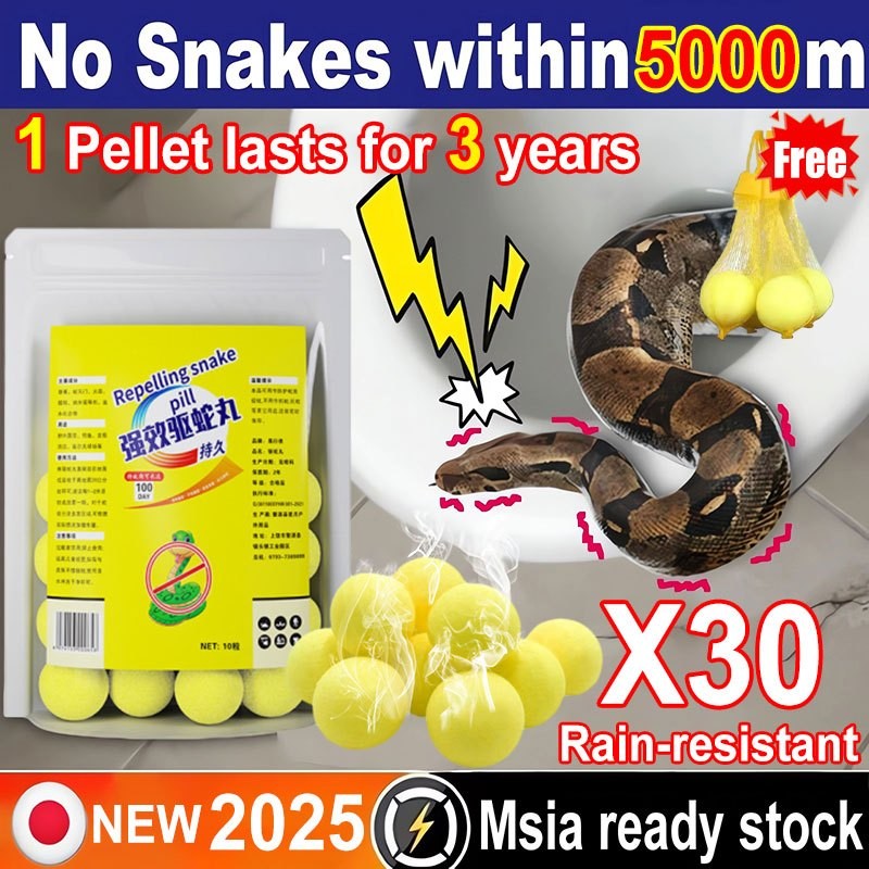 Snake Repellent Pills 5000m without snakes 30 pellets Long-Acting ...