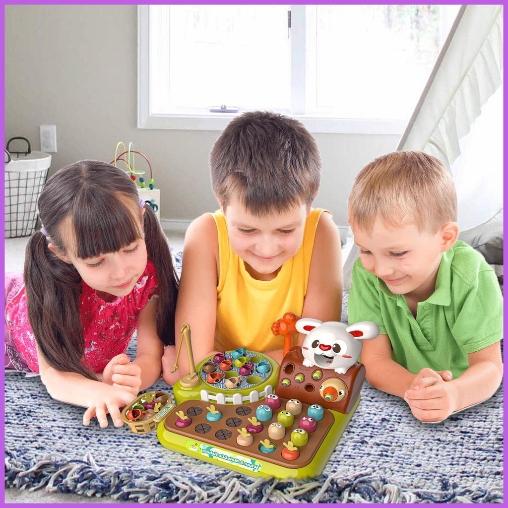 Kids Pounding Game 4 In 1 Interactive A Mole Bashing Game Hand-eye ...