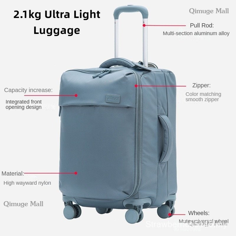 Ultra Light Luggage Waterproof Oxford Cloth Suitcase Boarding Bag ...