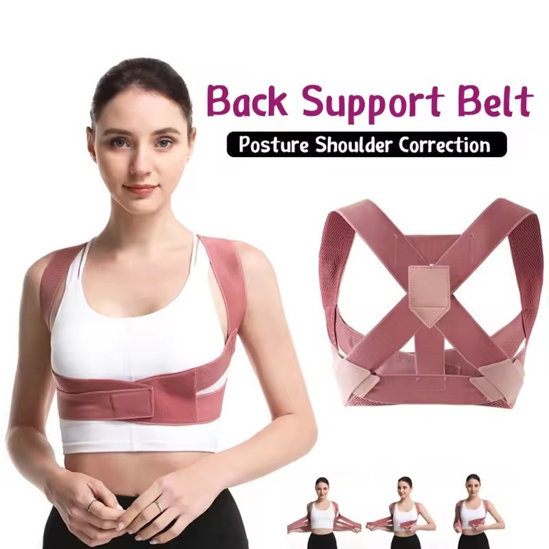 Back Support Belt Back Posture Corrector Bracket Align Relieve Pain ...