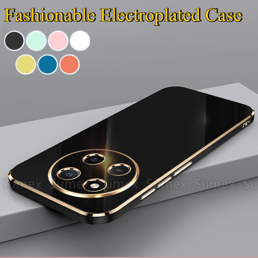 Fashion Glossy Plating Soft TPU Case for Honor X9C Smart X9B X9A 5G ...