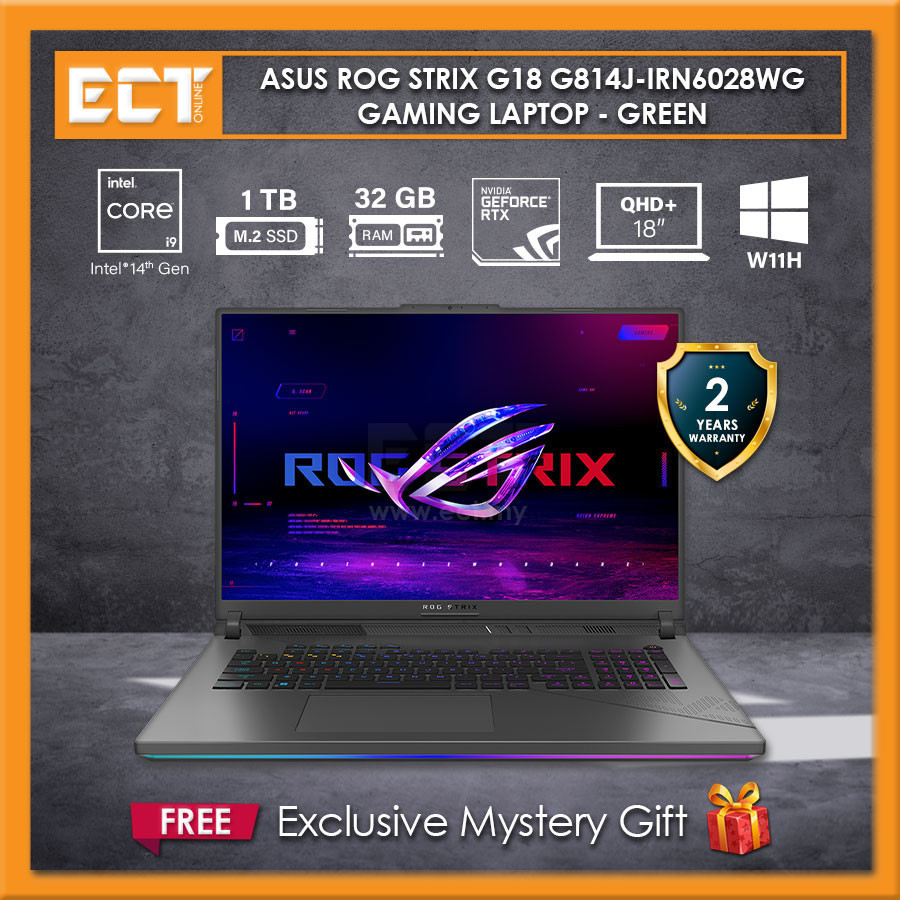 Asus ROG Strix G18 G814J-IRN6028WG Gaming Laptop (i9-14900HX 5.80GHz ...