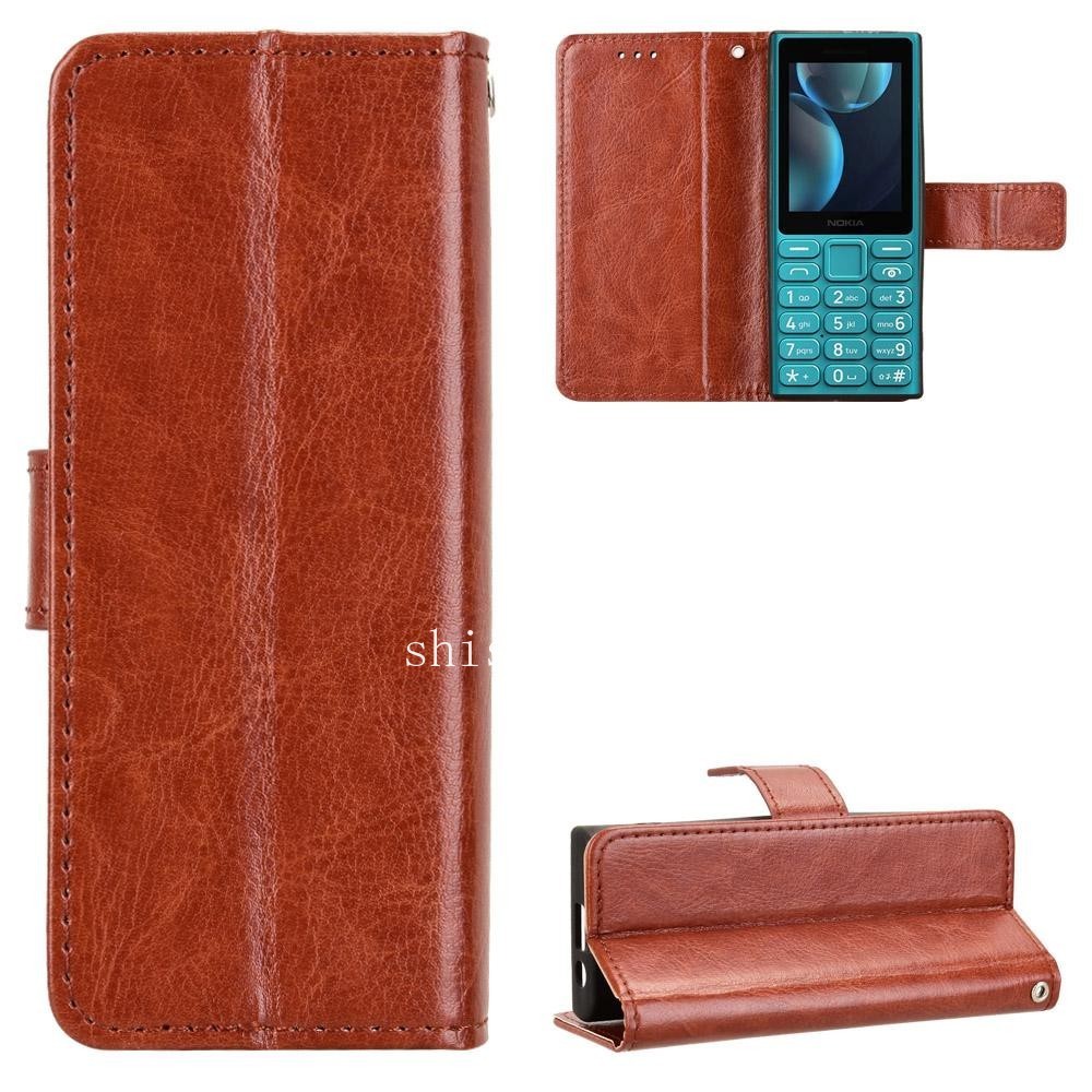 For Nokia 108 4G case cover Full Cover Flip Leather Case Mobile Phone ...