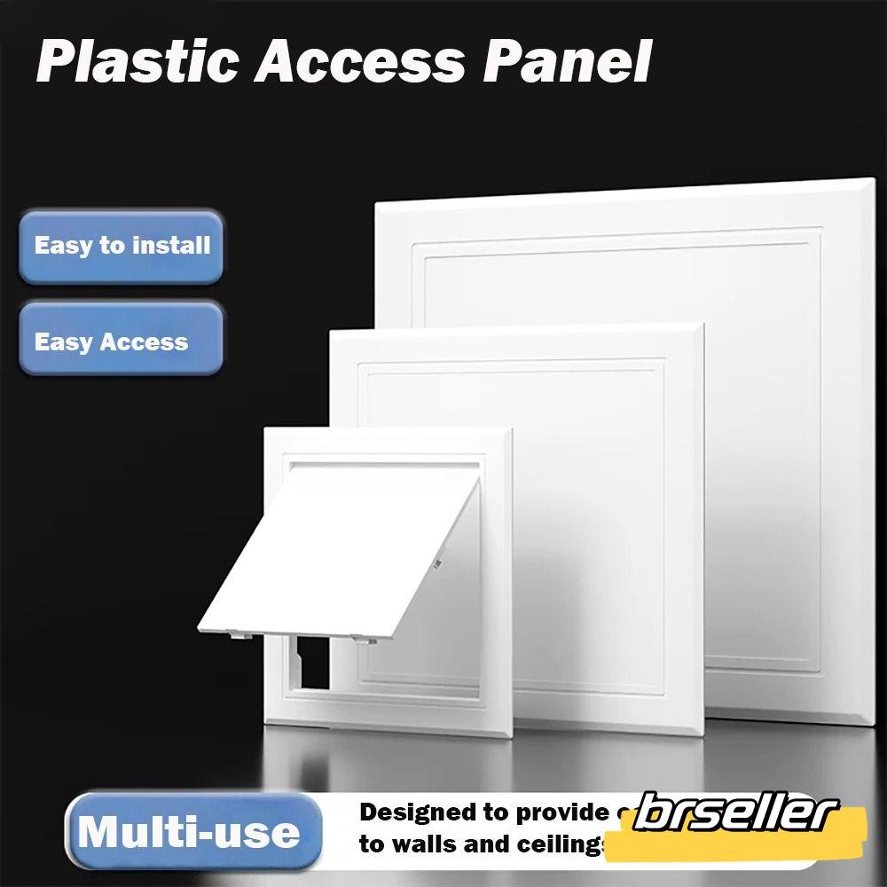 BRSELLER Access Panel Door, Removable White Opening Flap Cover Plate ...
