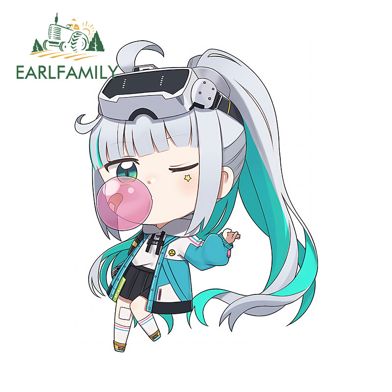 EARLFAMILY 13cm x 10.1cm Epinel Nikke Car Stickers Anime Chibi Bandaid ...