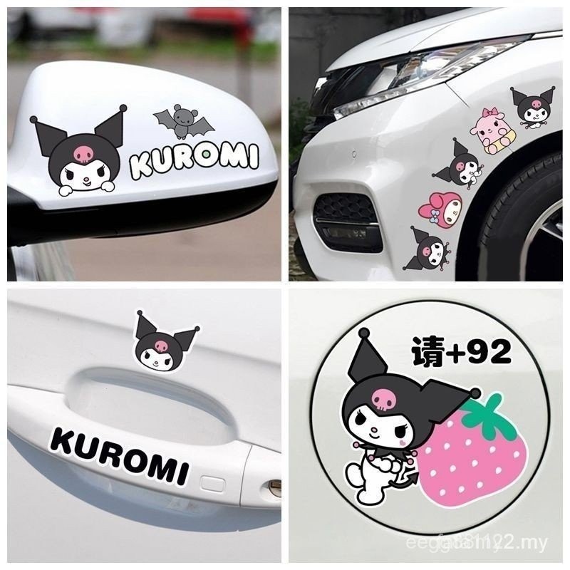 【Ready stock】Bumper sticker/car sticker Cool Kuromi car sticker Anime ...
