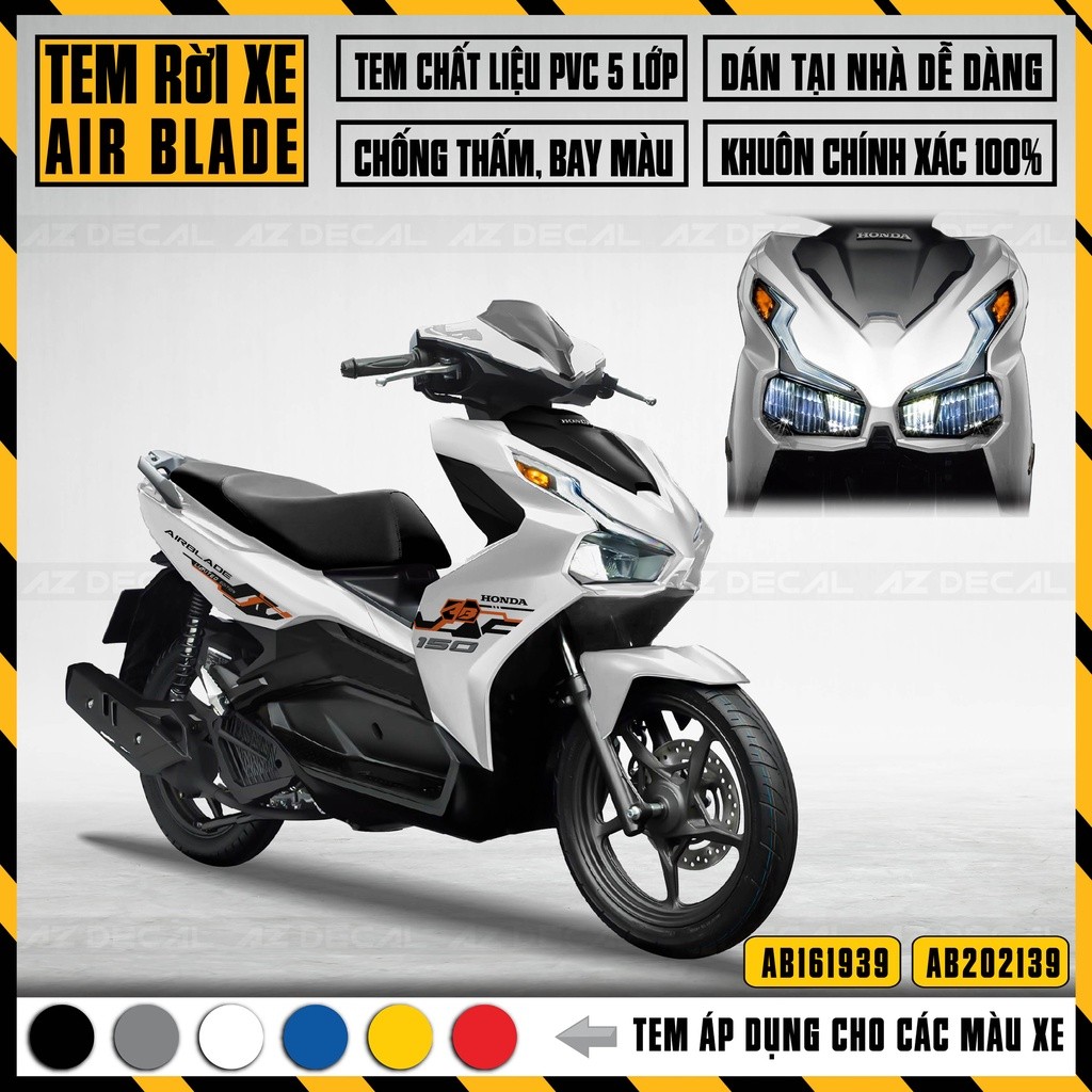 New Limited Edition Airblade Car Sticker | Ab39 | Ab 2016 - 2022 Car ...