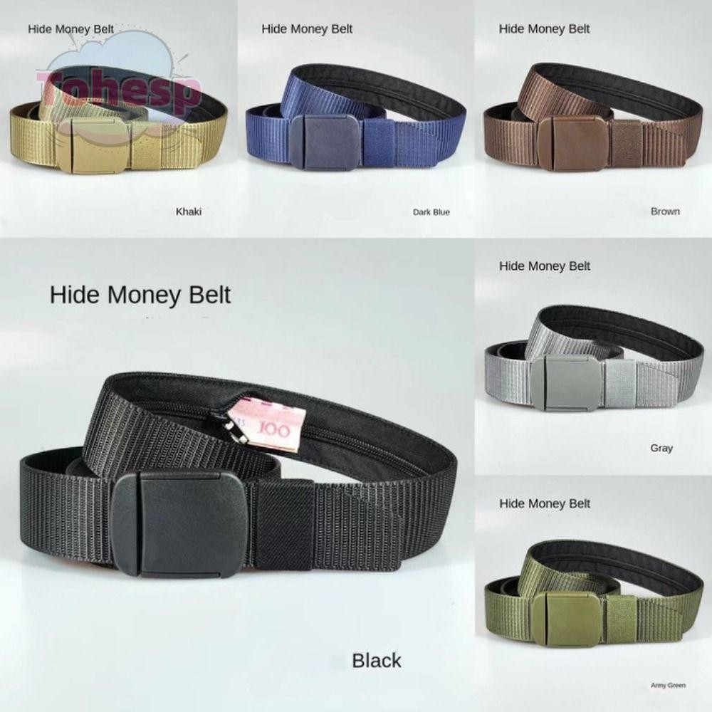 TOHESP Anti Theft Belt, Wallet Strap Hidden Money Belt, Hidden Nylon ...