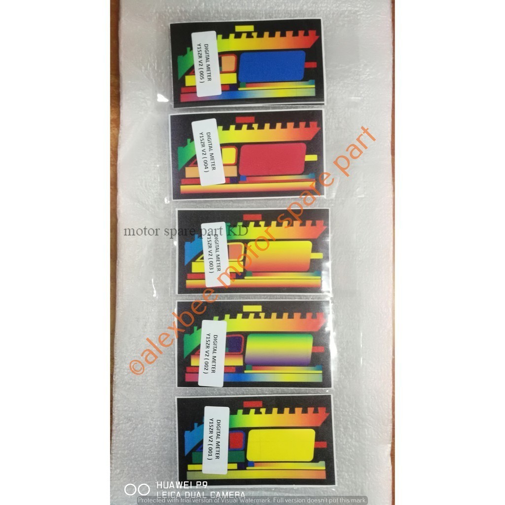 YAMAHA Y15V2 DIGITAL METER STICKER | Shopee Malaysia