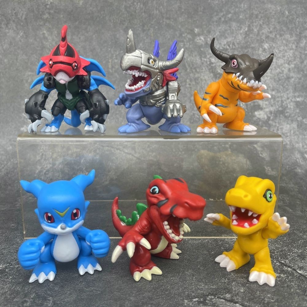 Digimon Tyrannosaurus Beast Mecha Dragon Beast Figure Full Set of 6 ...