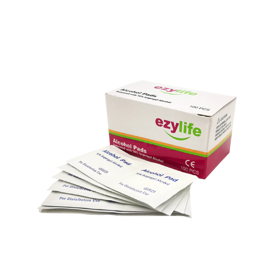 Ezylife Alcohol Pad (100'S) | Shopee Malaysia