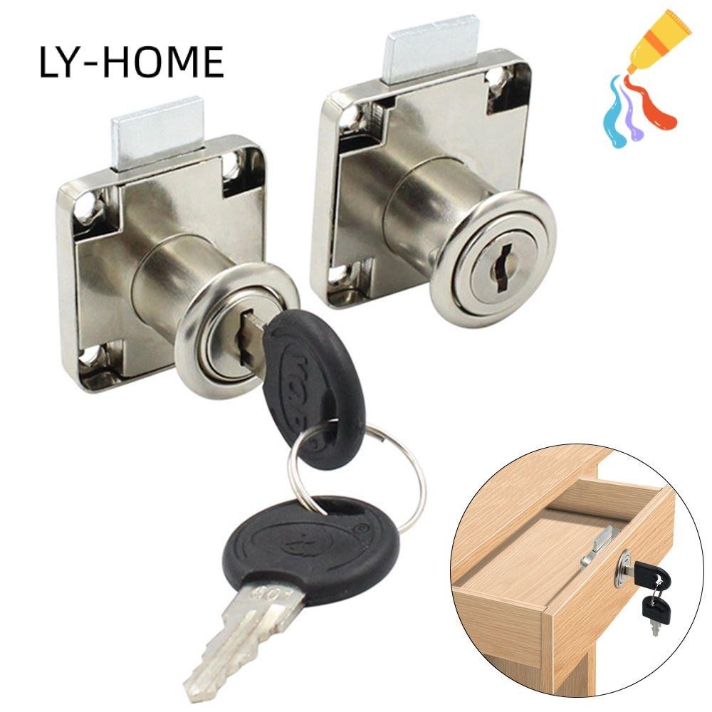 LY Professional 2 Keys Office Wardrobe Drawer Lock Zinc Alloy Home ...