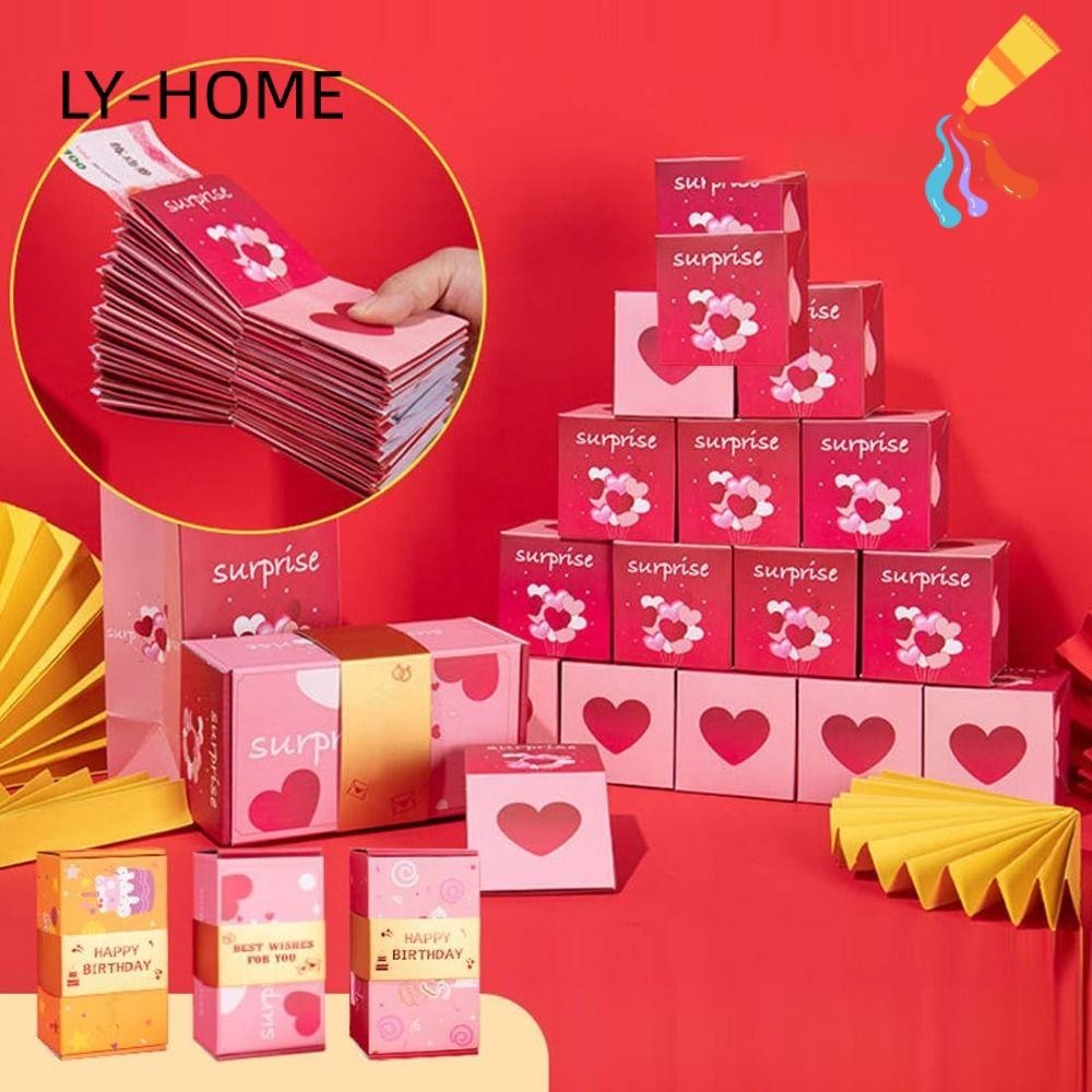 LY-HOME Pop-Up Explosion Gift Box, Cards Party Decorations Surprise ...