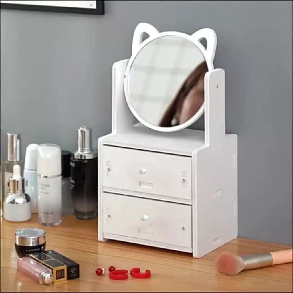 Vintage COSMETIC SHELF MIRROR STORAGE BOX beauty M956 | Shopee Malaysia