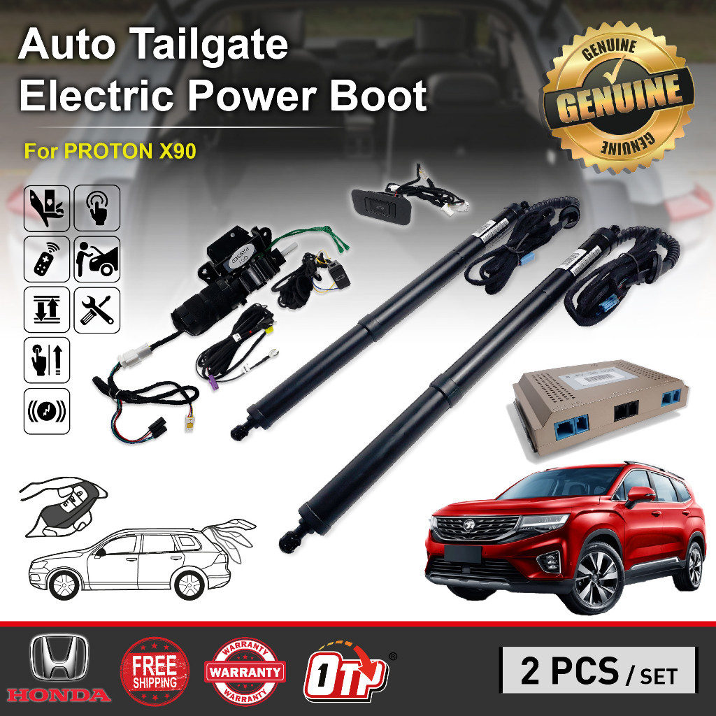 OTP Proton X90 Plug & Play Electric Auto Tailgate Power Boot Soft Close Kick Foot Sensor Bonet ...