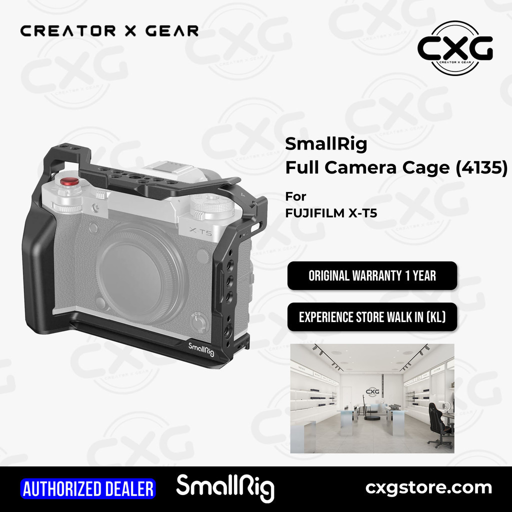 SmallRig Full Camera Cage for FUJIFILM X-T5 4135 | Shopee Malaysia